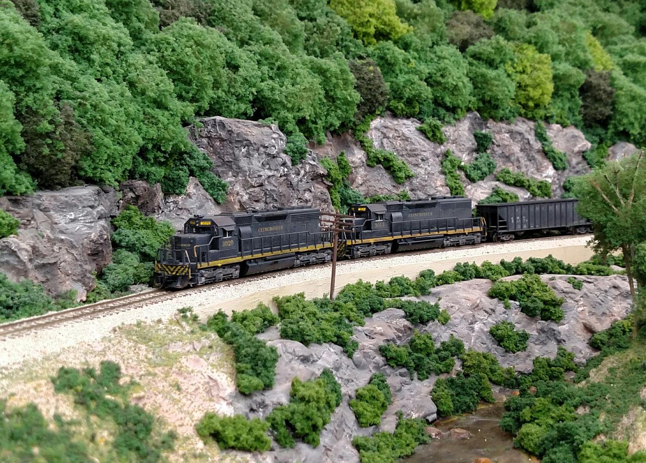Clinchfield Railroad N-scale Blue Ridge Division - Photos
