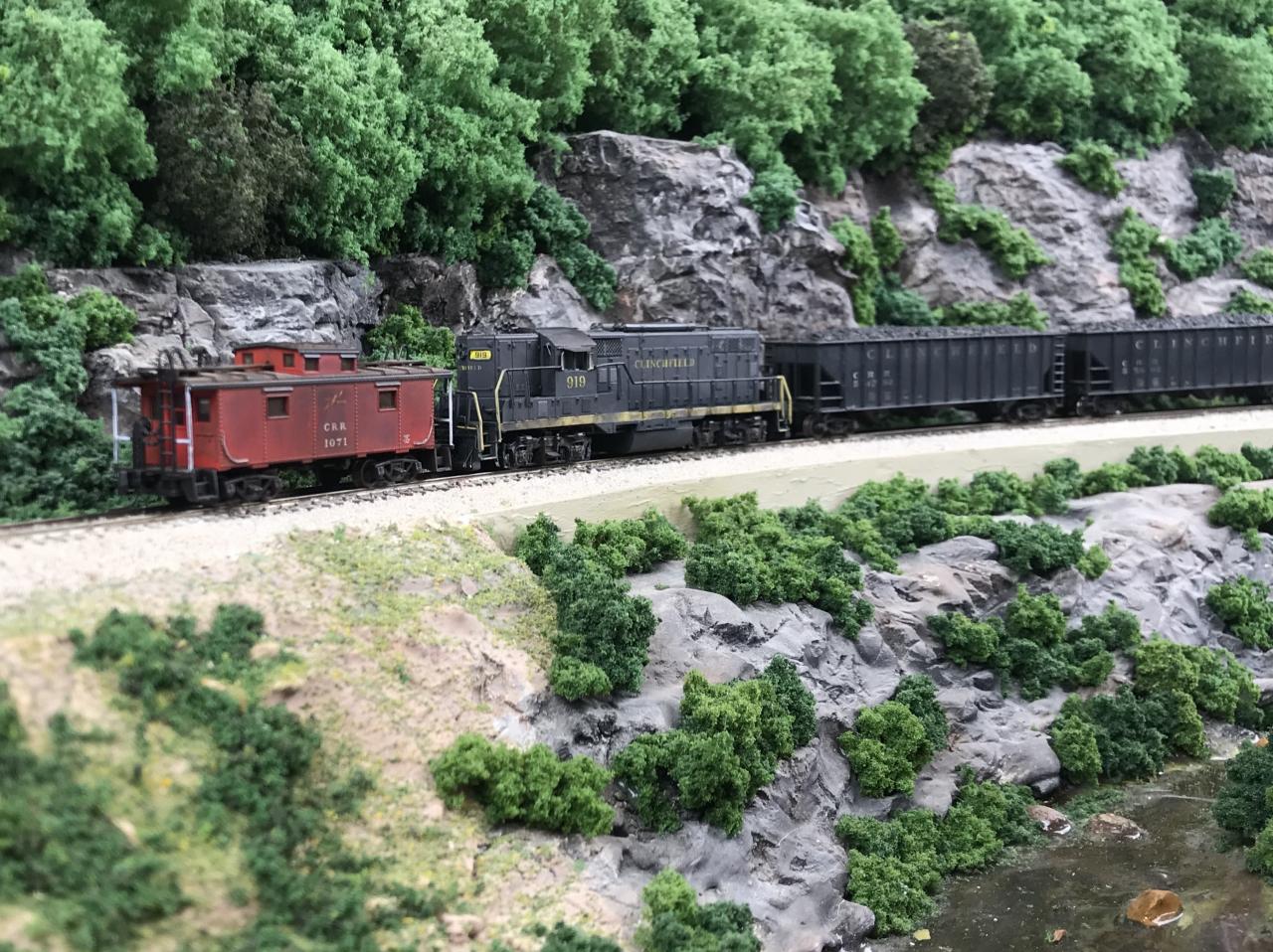 Clinchfield Railroad N-scale Blue Ridge Division - Photos